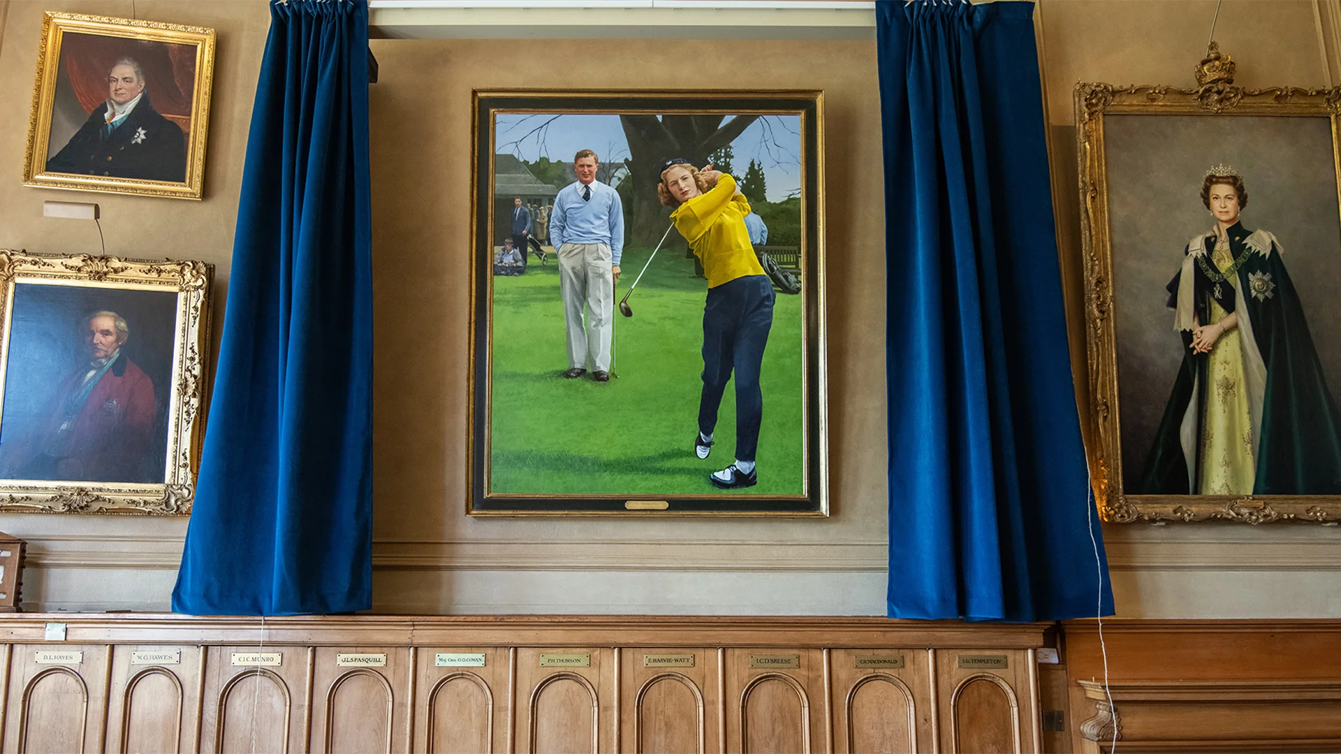 Portrait of Sir Michael Bonallack and Angela, Lady Bonallack